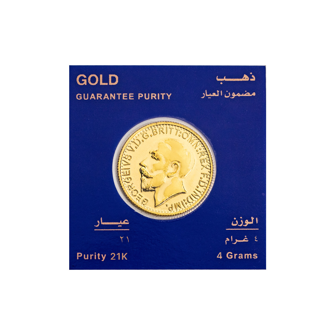 4 Grams 21k Gold Coin Carcassonne Gold Diamonds